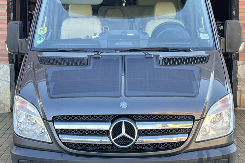 80W Hood Solar Panel for Mercedes Sprinter Van 2nd Gen (2006-2018 ...